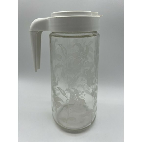 Anchor Hocking | Dining | Tang Pitcher Anchor Hocking Etched White ...